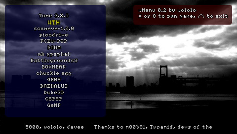 wMenu 0.2 - Wololo.net