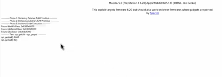 Ps4 Specterdev Releases Webkit Exploit For Firmware 620 A Ray Of Hope For 6xx Owners