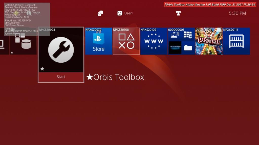 PS4 Release: Orbis Toolbox updated for Firmware 9.00 - Wololo.net