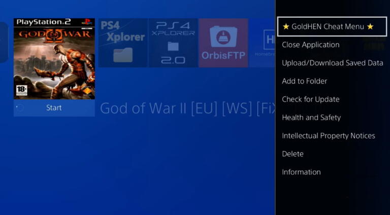 PS4 Release: GoldHEN 2.2.3, adds PS2 Cheat support, new setting menus ...