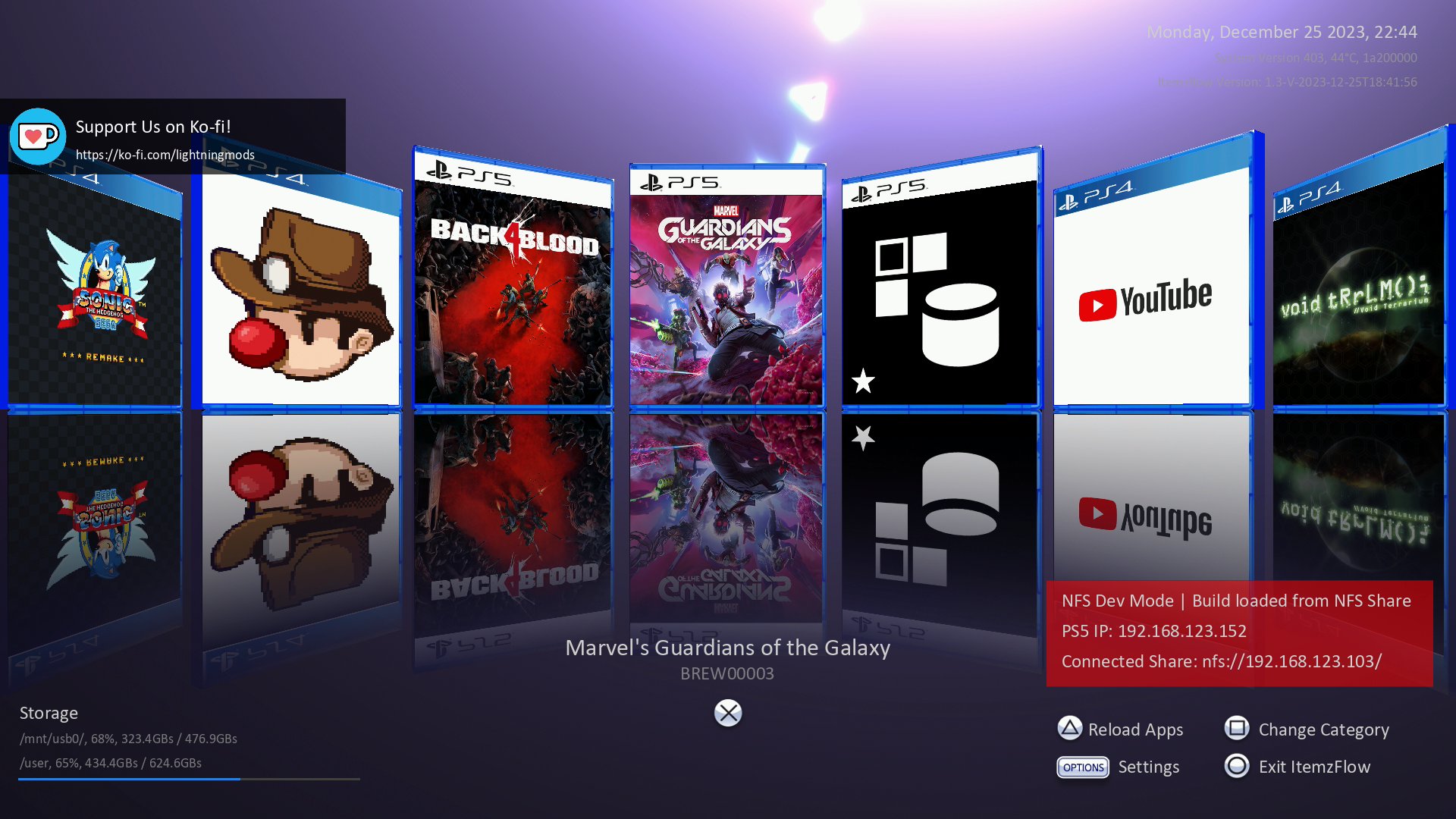 Release: Itemzflow for PS5 (PS5 Backups support) - Wololo.net