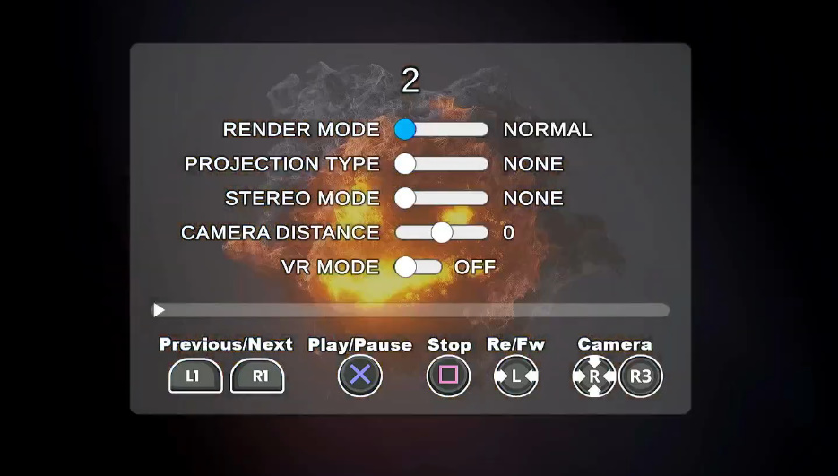 PS4 Release: PS4 Player 3D 1.00 by Lapy. Video Player with 3D Support (with optional PSVR ...