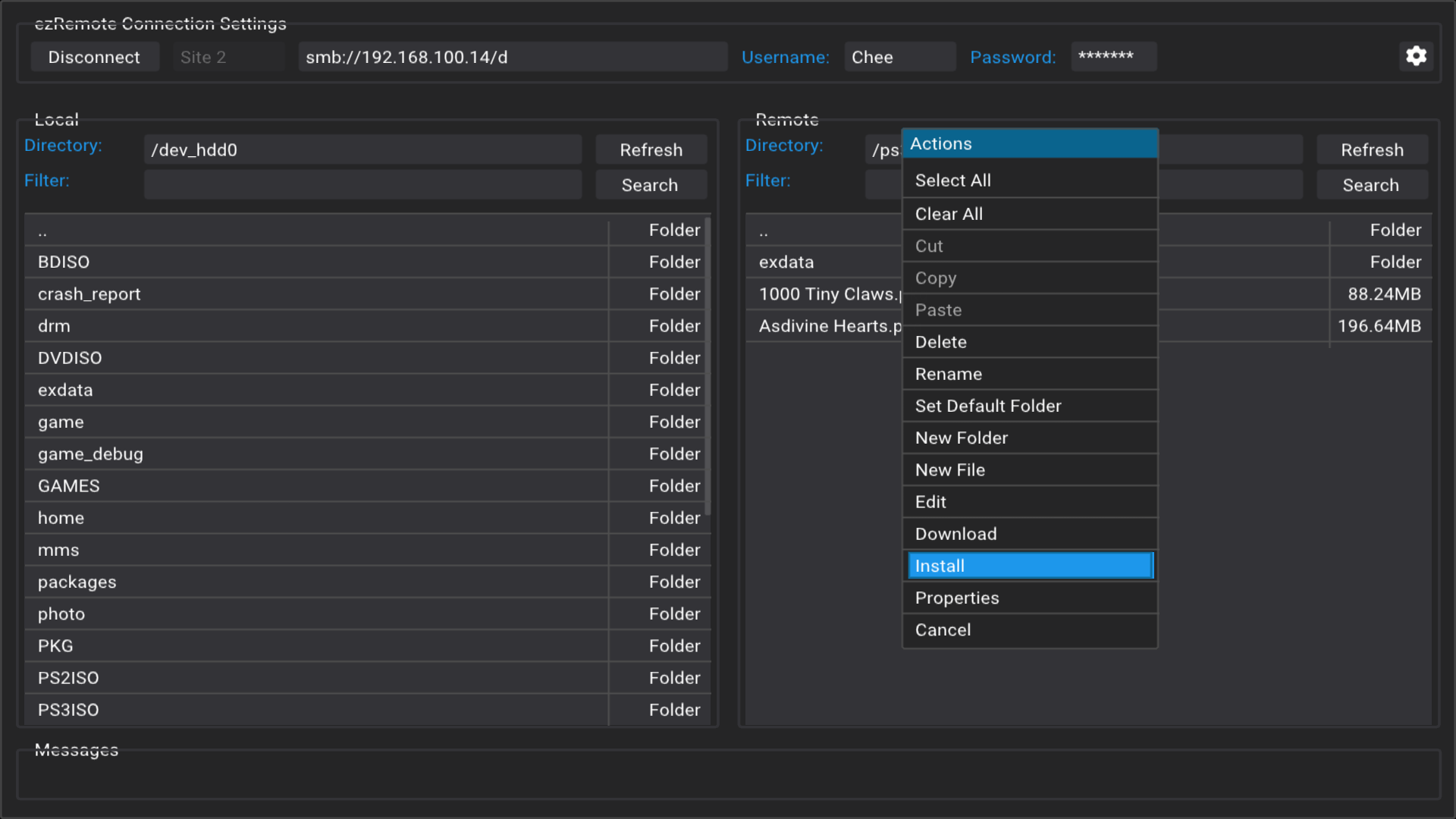 Release: PS3 ezremote Client - Wololo.net