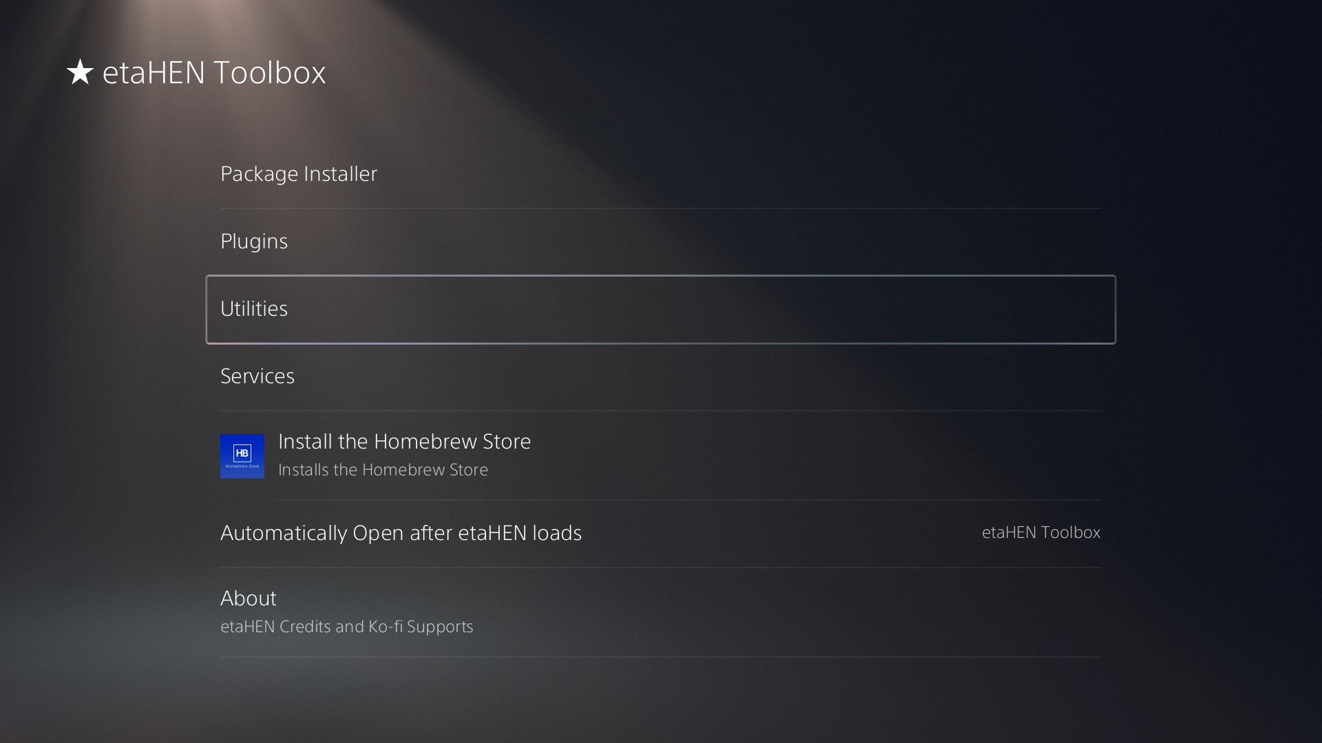 PS5 Release: etaHEN 1.8b adds new "etaHEN Toolbox" - Wololo.net